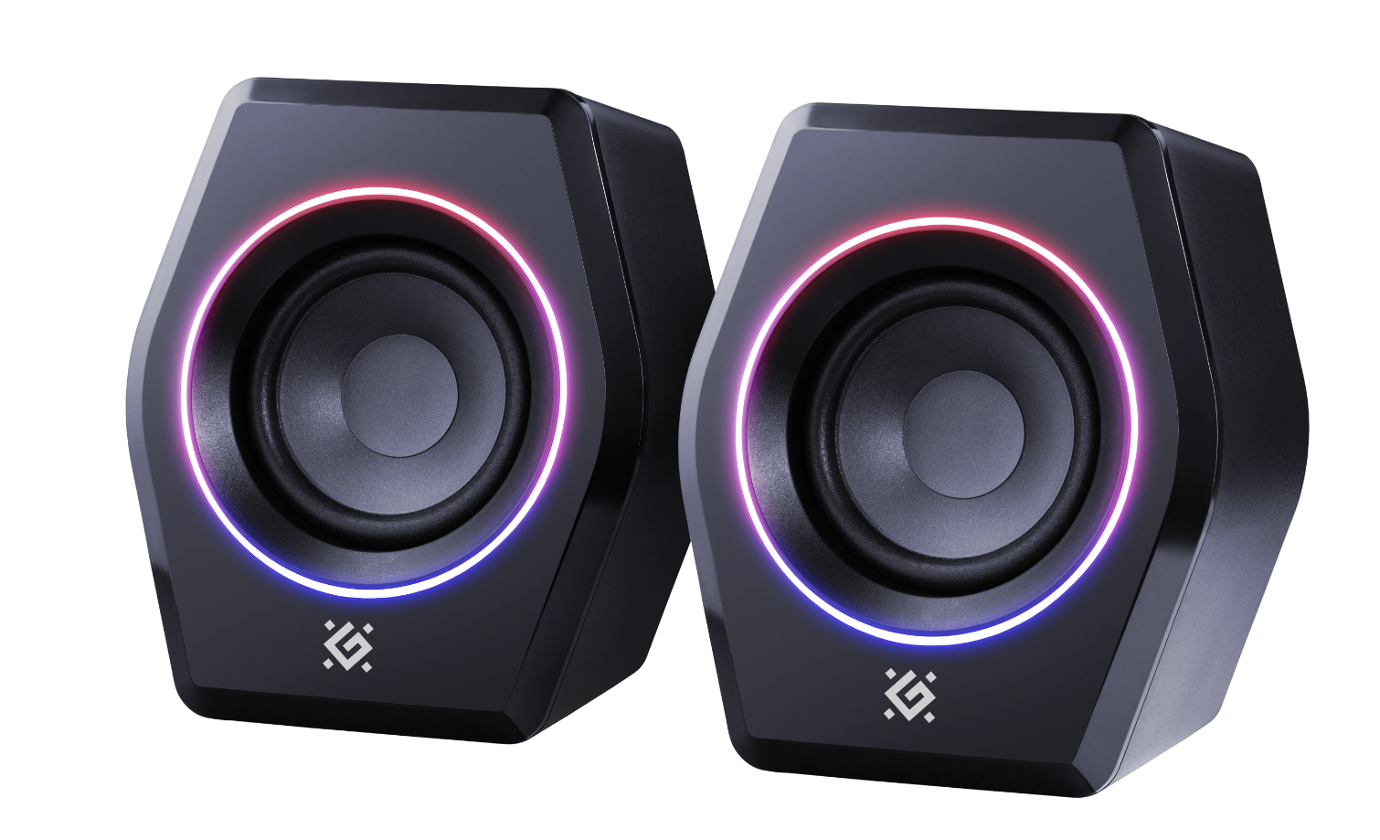 Акустическая 2.0 система DEFENDER Solar 9 (10Вт, Bluetooth/Light/USB)