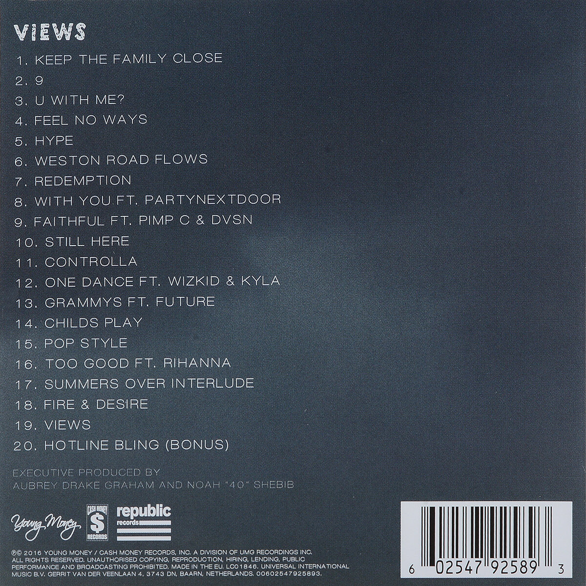 Диск Drake - Views (1 CD) — фото 1