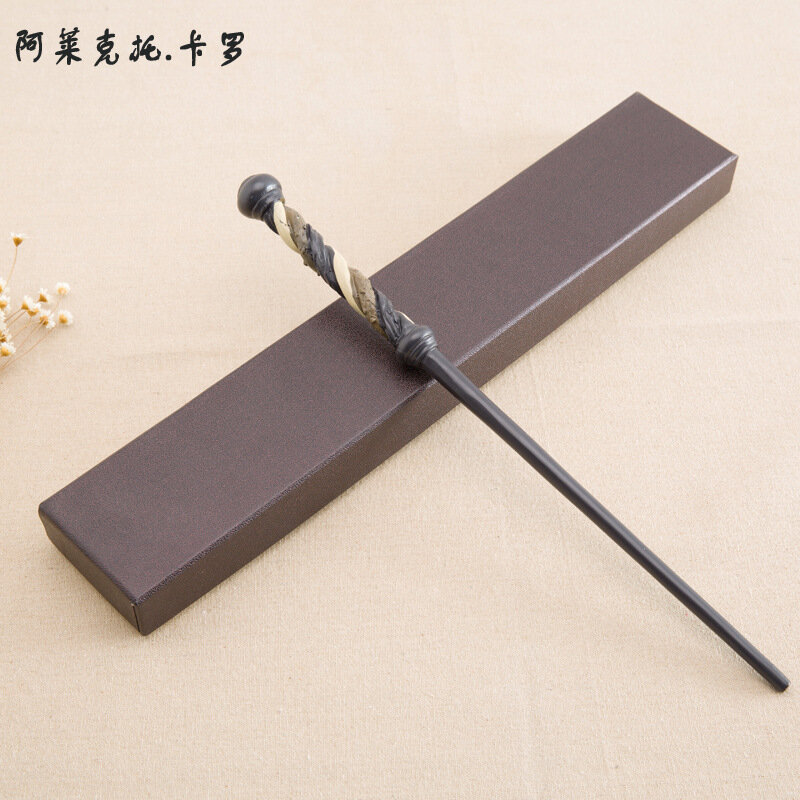 Волшебная палочка с металлическим сердечником из Гарри Поттера, Рождественская подарочная коробка, стол для заклинаний, Офисный культурный реквизит для косплея, 20. Подарочная коробка с лентой горячего тиснения Кэрол Блэк