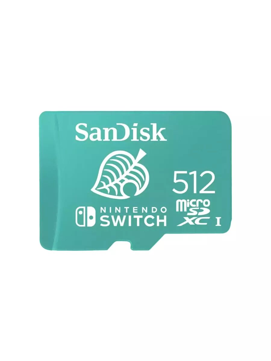 Карта памяти SanDisk microSDXC UHS-I card for Nintendo Switch 512GB. Цвет: бирюзовый