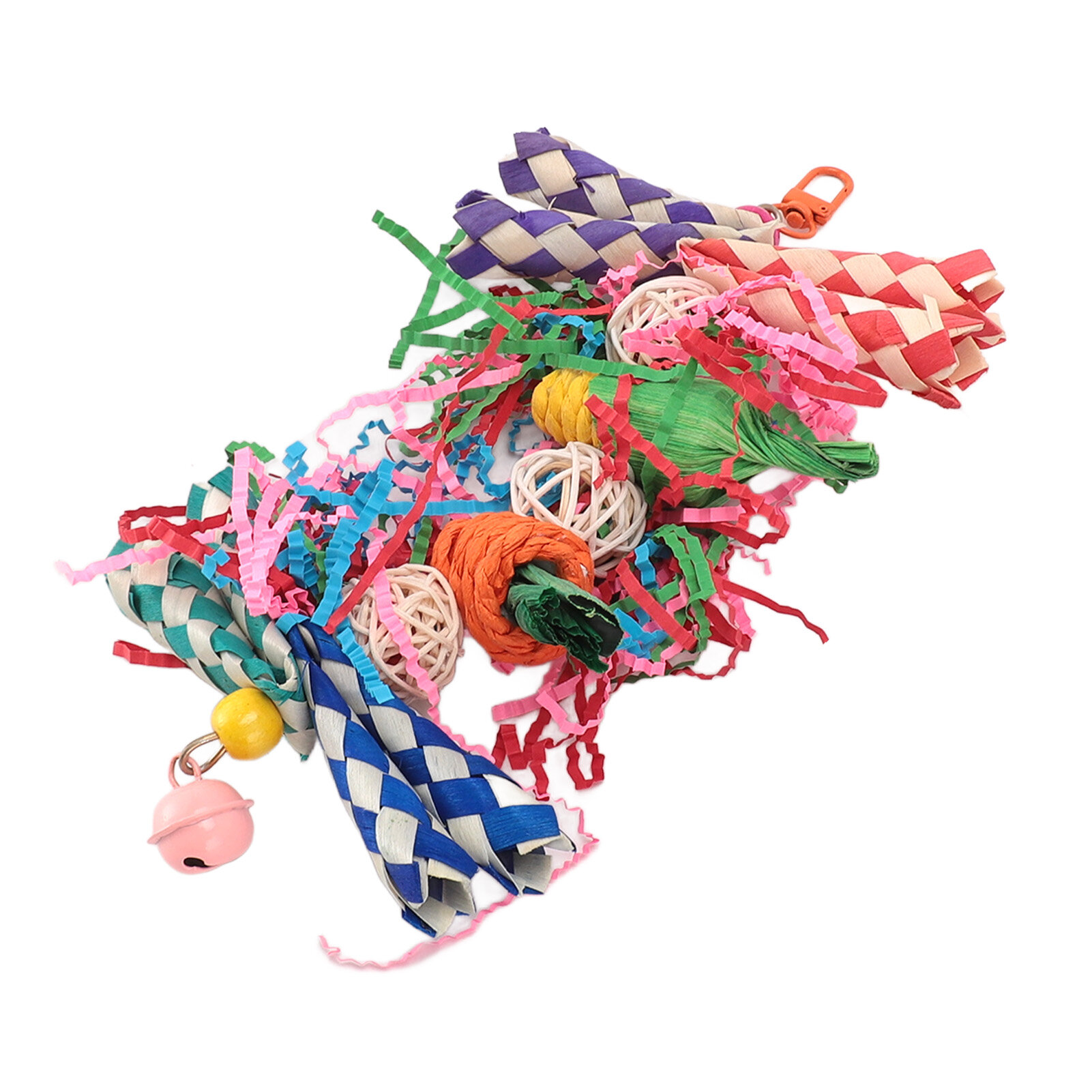 Набор игрушек для жевания попугаев, игрушки для добычи пищи измельчителями, устойчивые к укусам, клетки для снижения тревожности, подвесные игрушки для попугаев, неразлучников