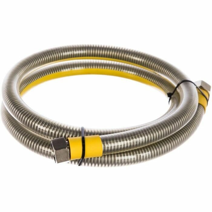 Подводка газ нерж. сильфон. 1/2" 0,5 м гайка-гайка TUBOFLEX