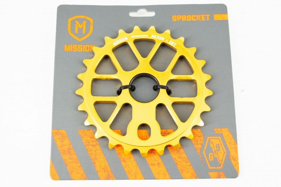 BMX Звезда Mission Nexus Gold 25T (золотой)
