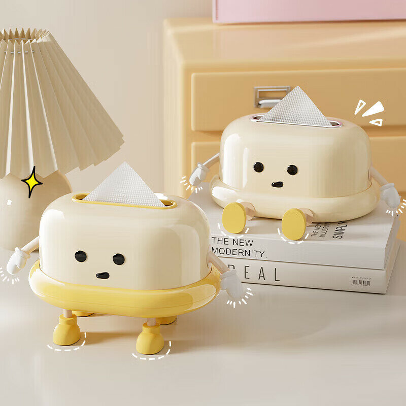 MUYA (MUYA) Tissue Box Household Living Room Light Luxury Cute Desktop Bedside Remote Control Multi-function Coffee Table Decoration Storage Tissue Box
