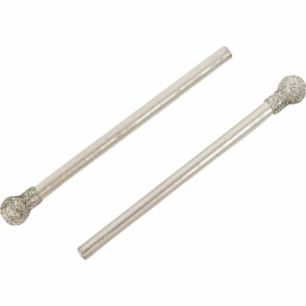 Шарошки алмазные, по металлу, дереву, d 4,0x3,2мм, длина 38мм, 2шт Gigant GMCDS4-2