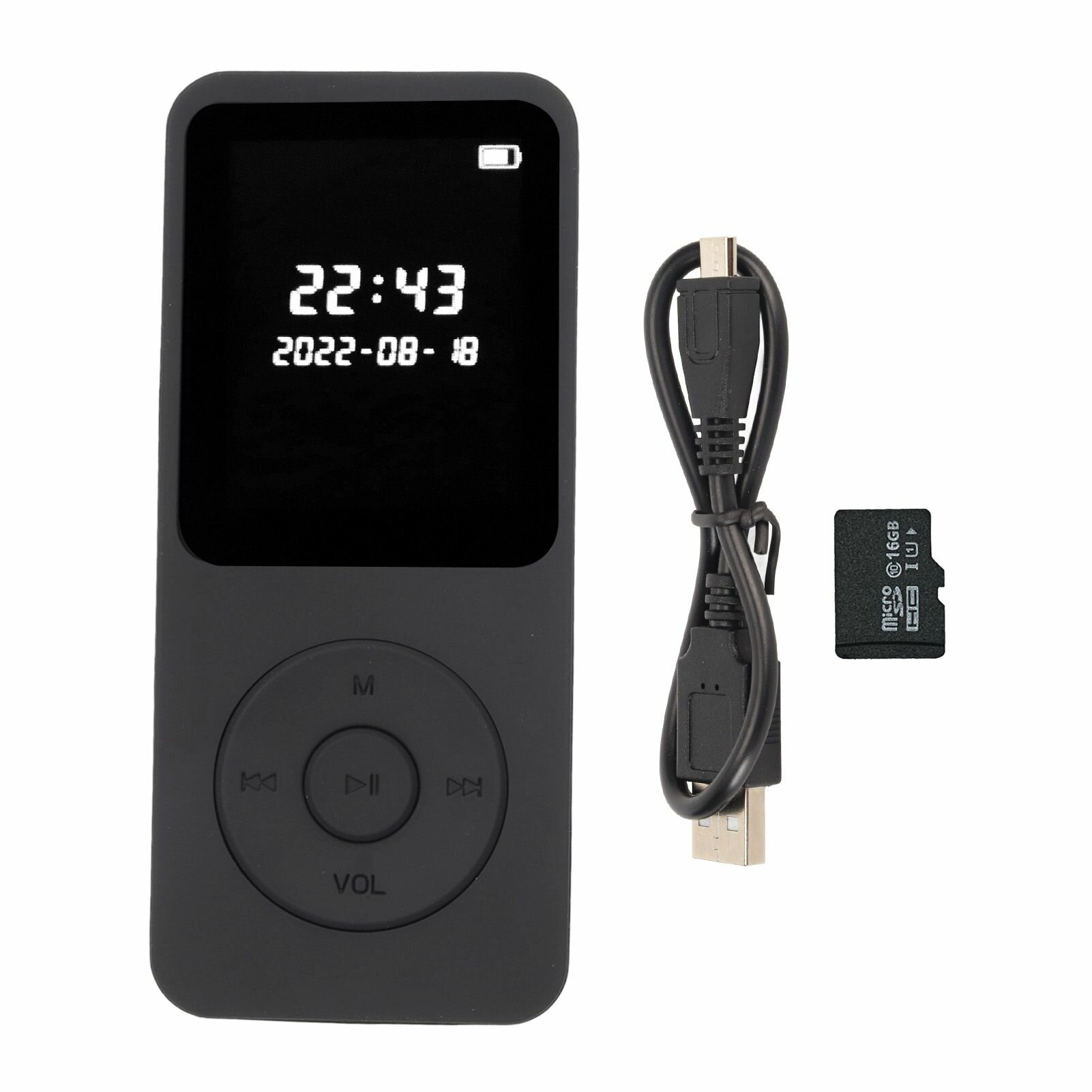 MP3-плеер 1.77, Bluetooth 5.0, HD динамики, 16 ГБ, Hi-Fi