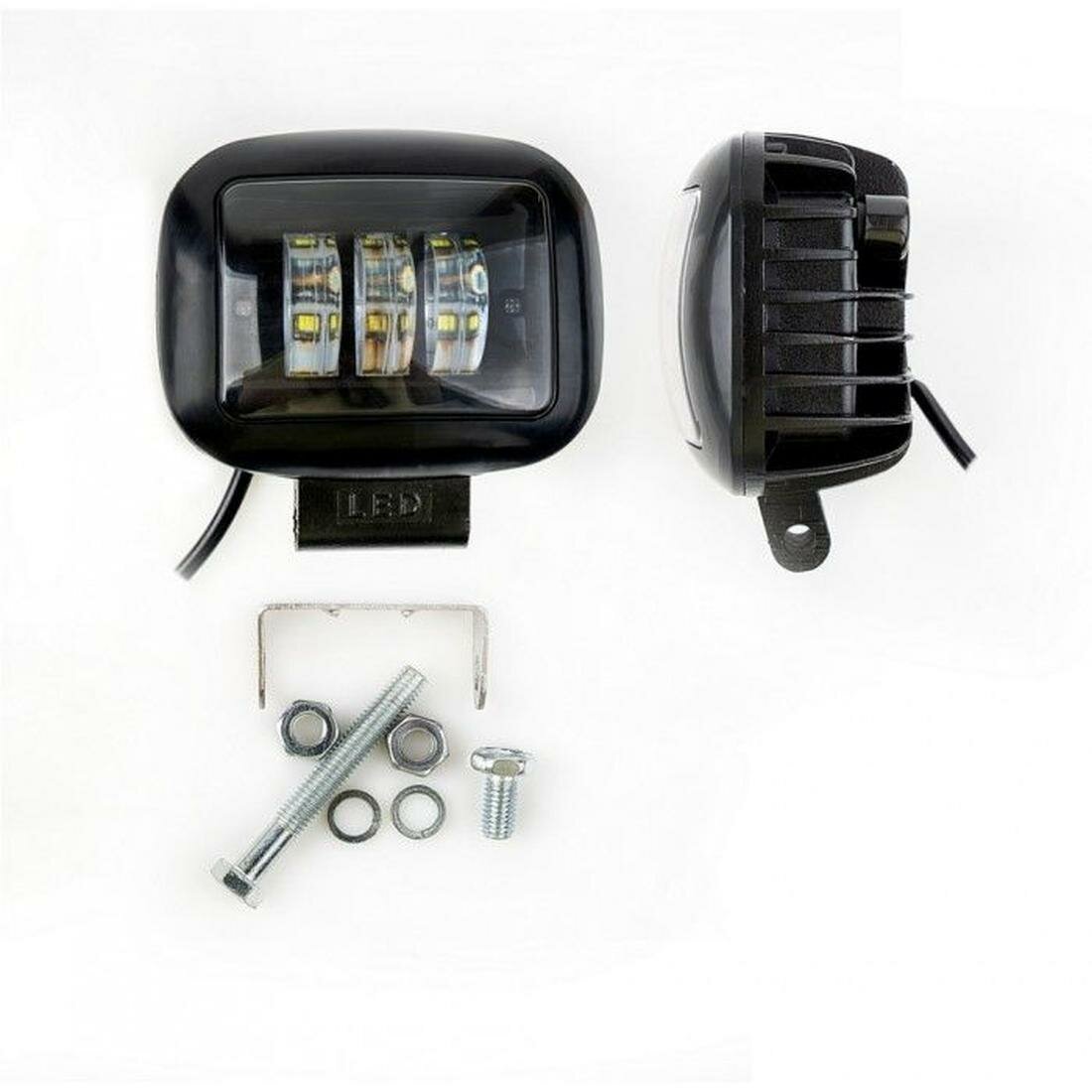 Фара рабочего света квадратная 30Вт дальний 120*115*60mm TM Nord YADA (907374)