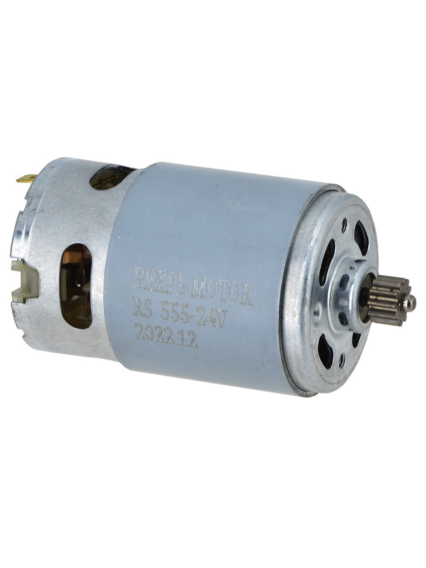 Электродвигатель с шестерней 24V для шуруповерта РЕСАНТА ДА-24-2ЛК-У (s/n DCG ~)