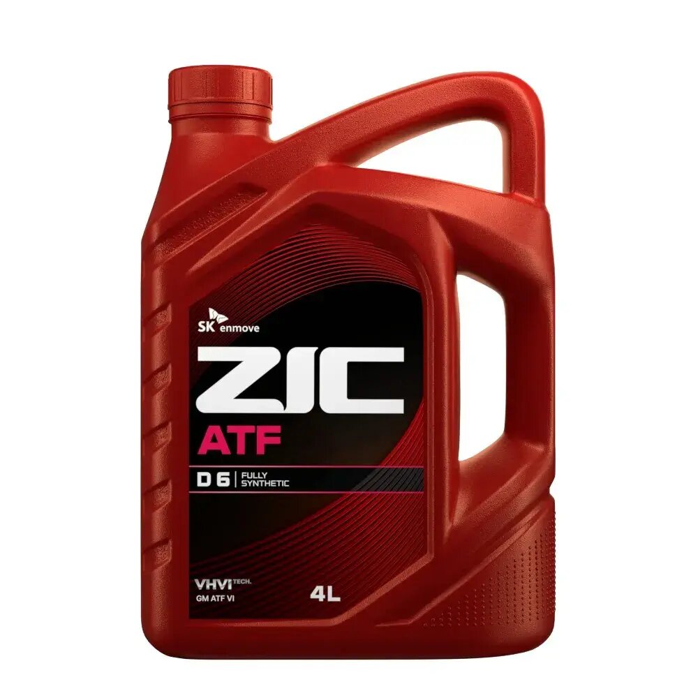 ZIC Масло трансмиссионное ZIC ATF Dexron 6 синтетическое 4л