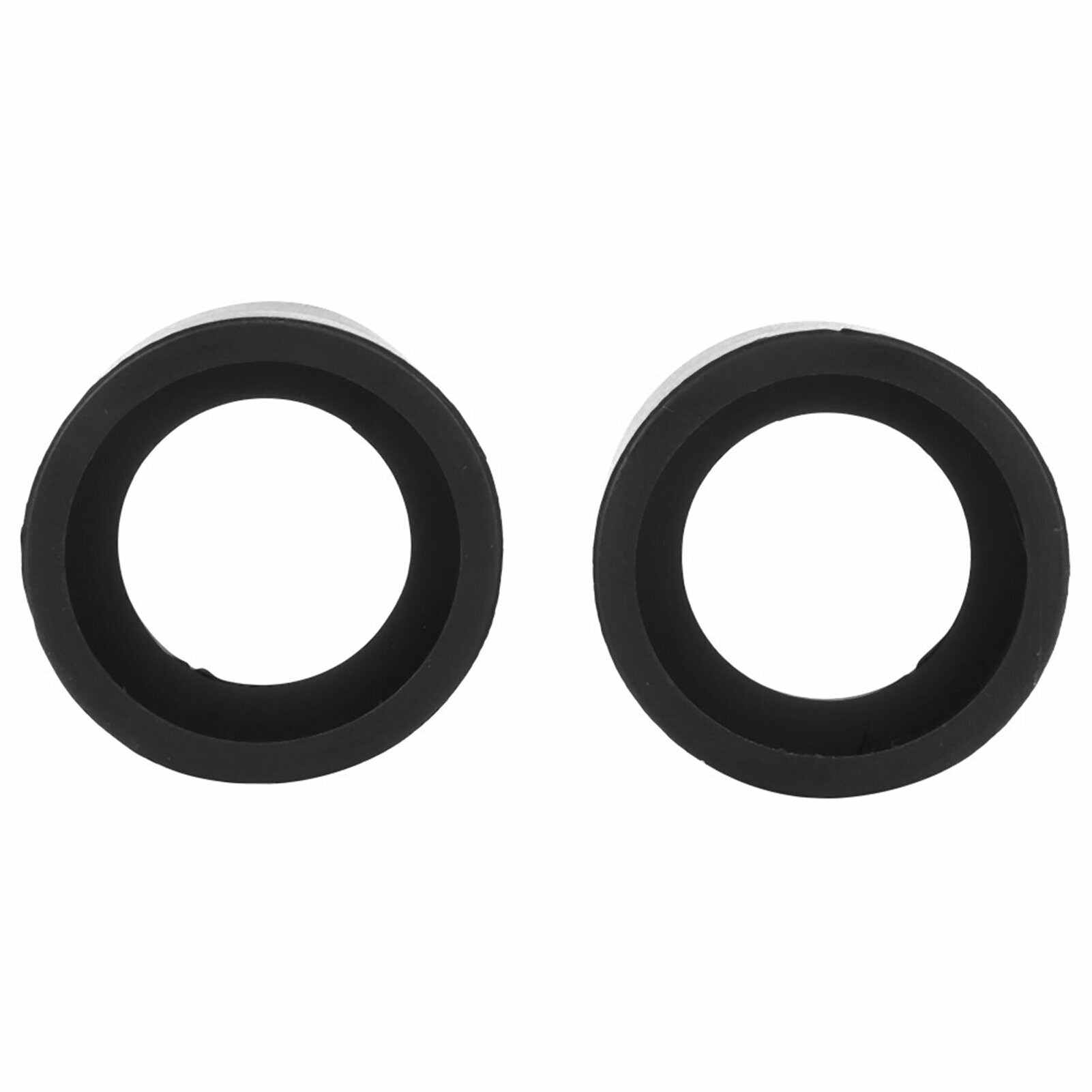 2Pcs 36mm Diameter Rubber Eyepiece Cover Accessory Guards for Stereo Microscope (Flat Angle)