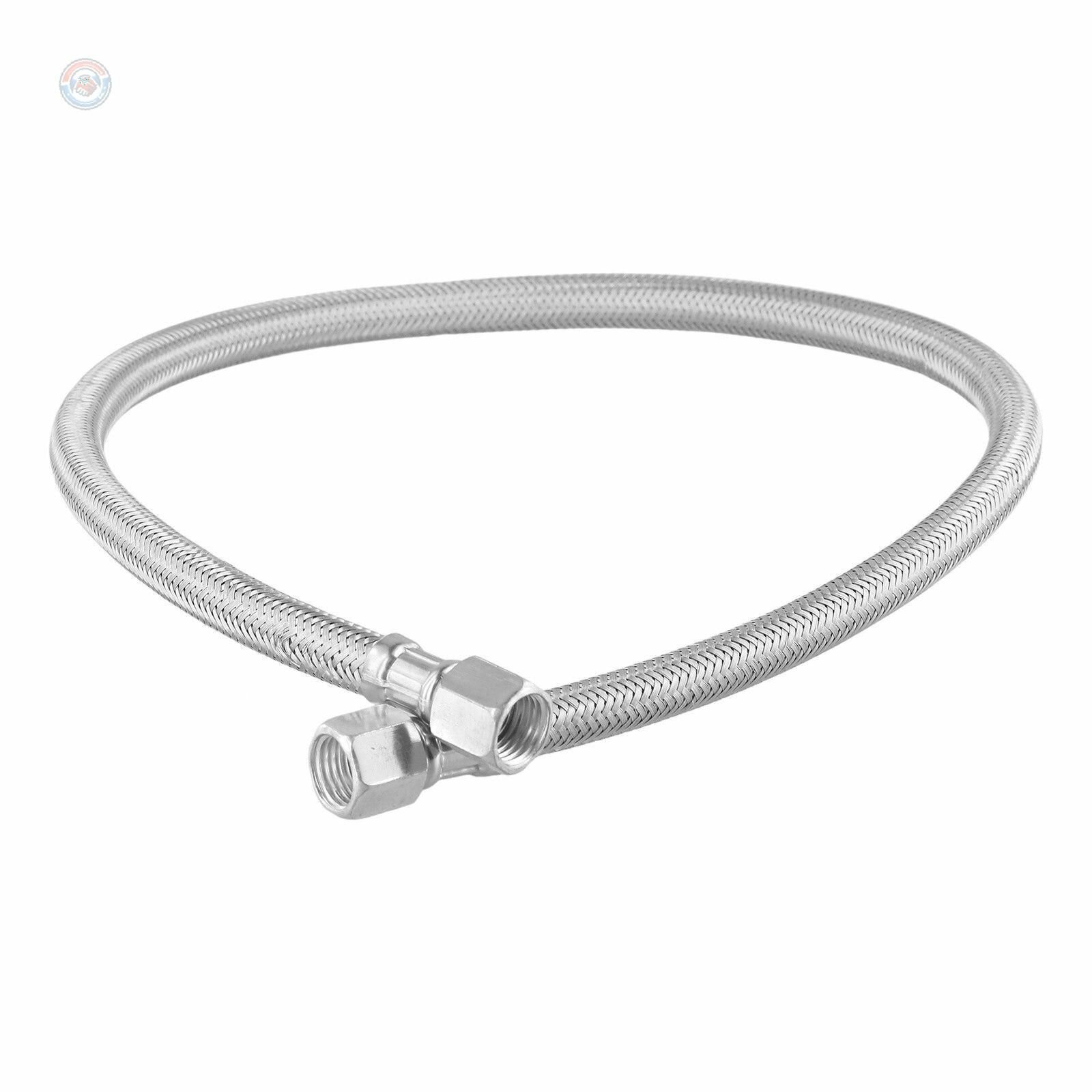 Гибкая подводящая трубка для компрессора высокого давления, нержавеющая сталь, шестигранная гайка F14 1,5, 750 мм, запчасть для мойки, воздушный шланг