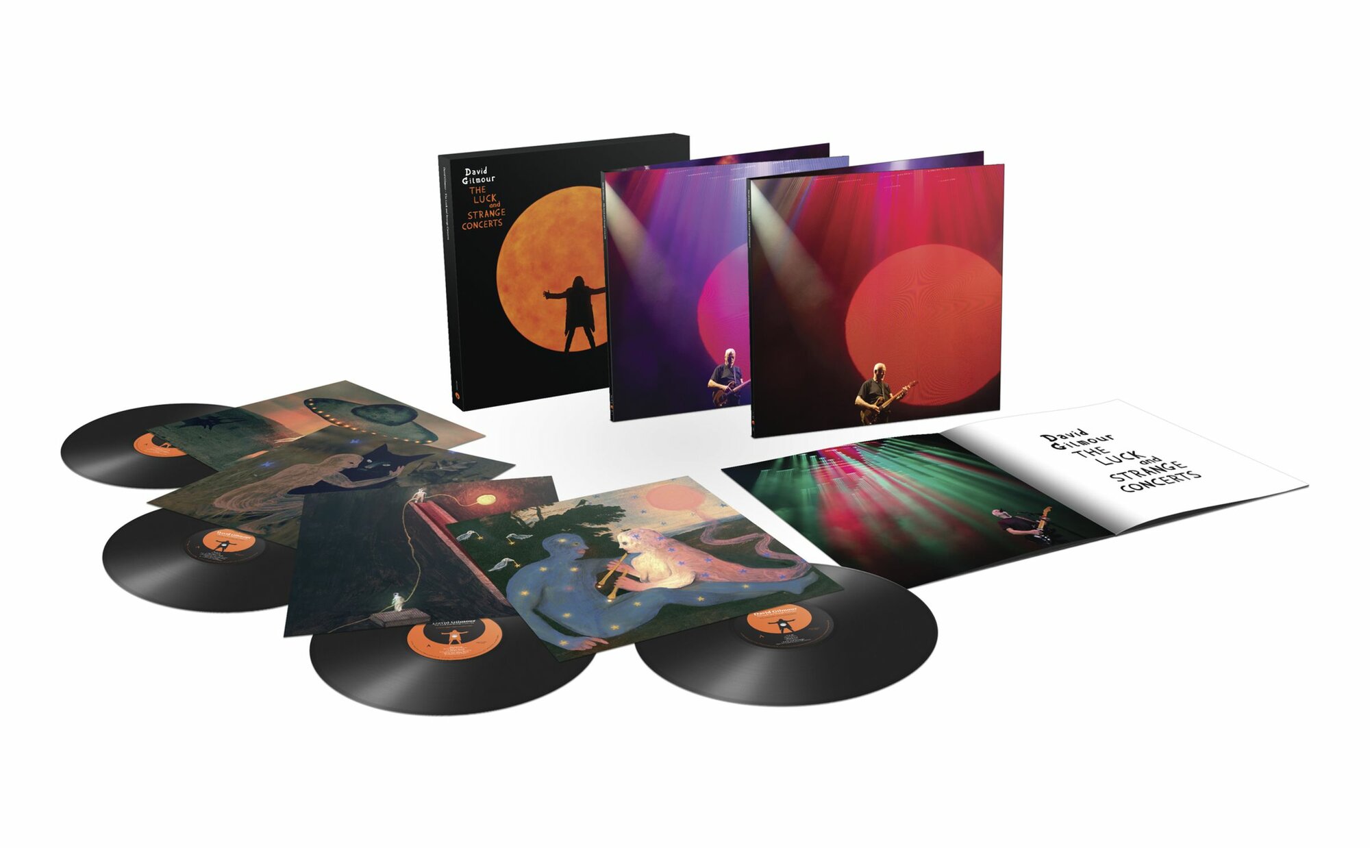 Виниловая пластинка David Gilmour - The Luck And Strange Concerts (1 LP)