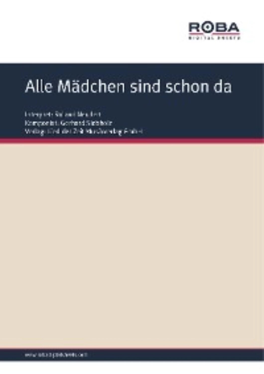 Alle Mädchen sind schon da [Цифровая книга]