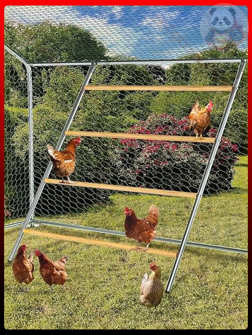 Деревянный насест для птиц, для курятникаЛестница, Предотвращение обморожения куриных лапок, практичное решение для курятника, объем 1 единица