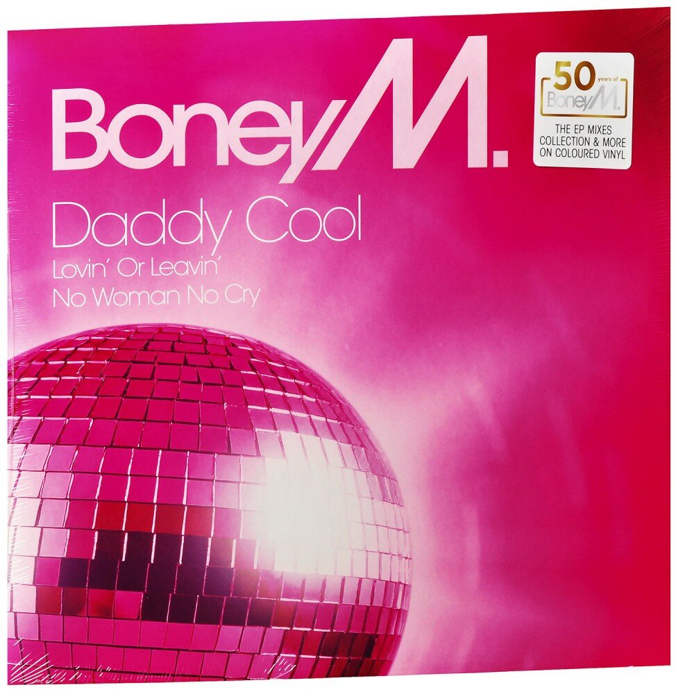 Виниловая пластинка Boney M. Daddy Cool (LP, винил, розовый) (Картонный конверт)