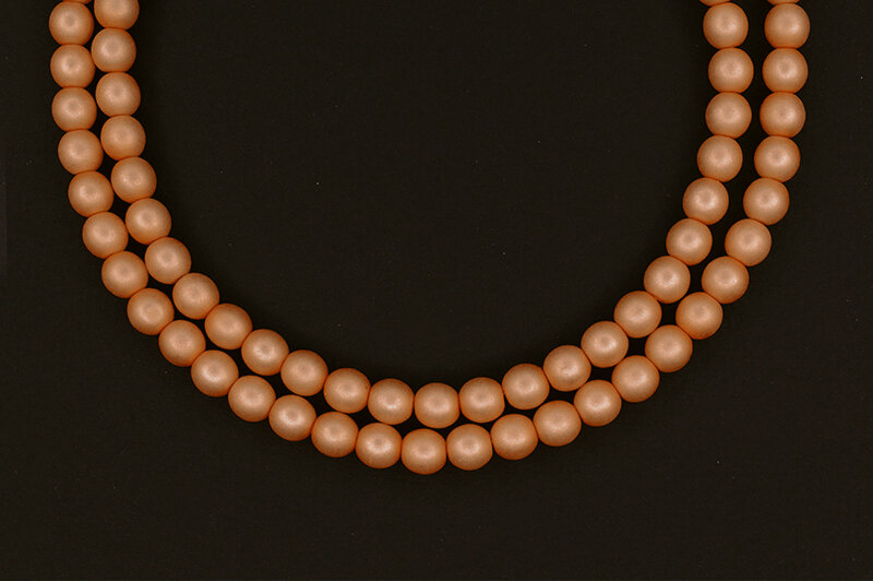 Жемчуг Preciosa, цвет 70115 матовый бежевый, 5мм, 10шт