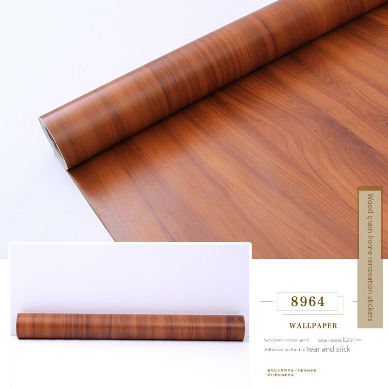 Сверхтолстые самоклеящиеся наклейки из 3D-бумаги с текстурой грушевого дерева для дверей, шкафов, тумб, столешниц,