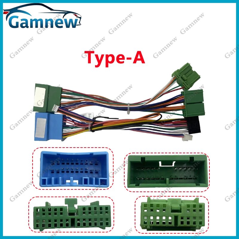 Gamnew 16Pin Автомобильный стерео жгут проводов Силовые кабели для Honda Accord 2004-2007 гг.
