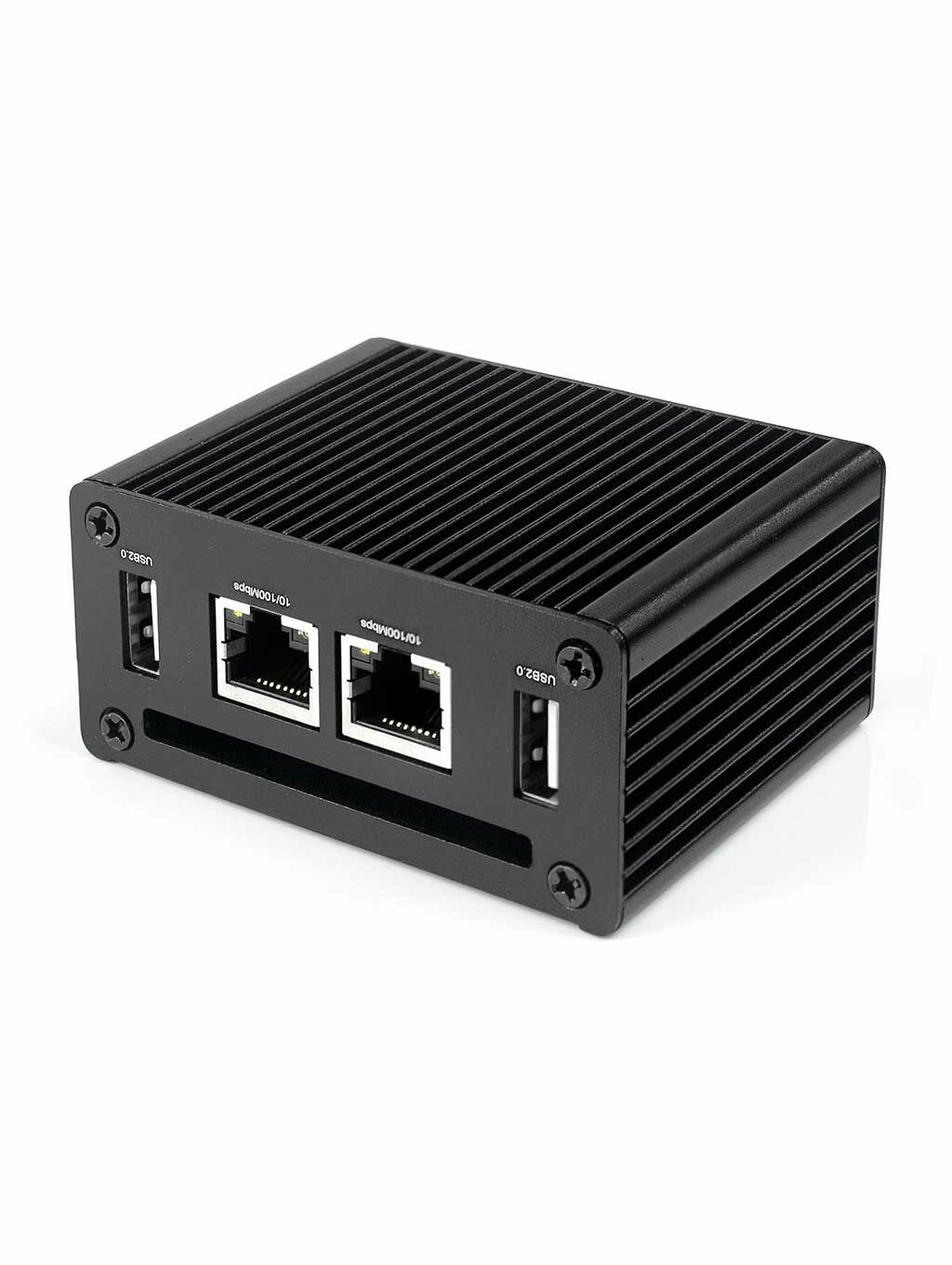 Плата расширения RPi Zero 2W 2 Ethernet 2 USB порта с корпусом