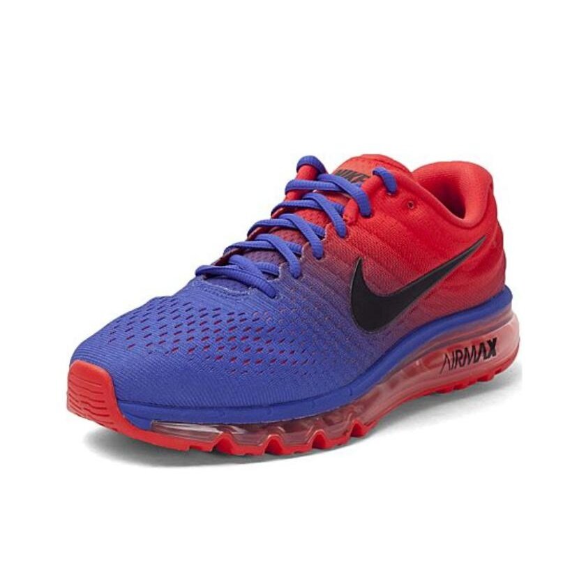 Кроссовки NIKE Air Max 2017, размер EU 42.5 стопа (27CM), красный/синий — фото 1
