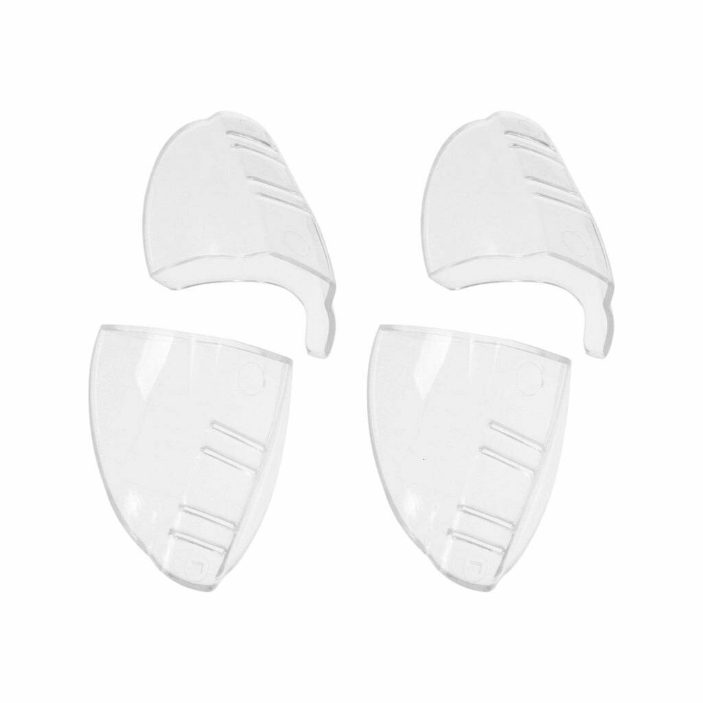 Пластиковый щиток для очков безопасности, Прозрачный - Маленькие 4 отверстия