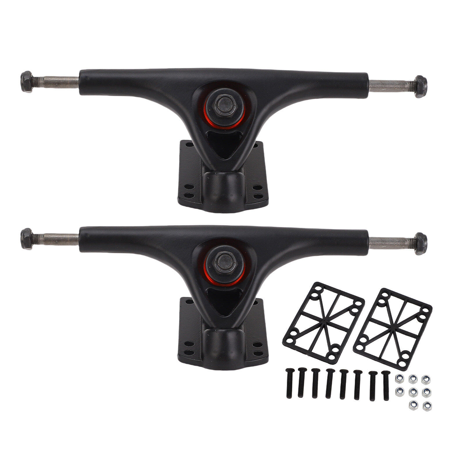 1 пара 7-дюймовых подвесок для скейтборда из прочного алюминиевого сплава для лонгбордов, предназначенных для танцев.