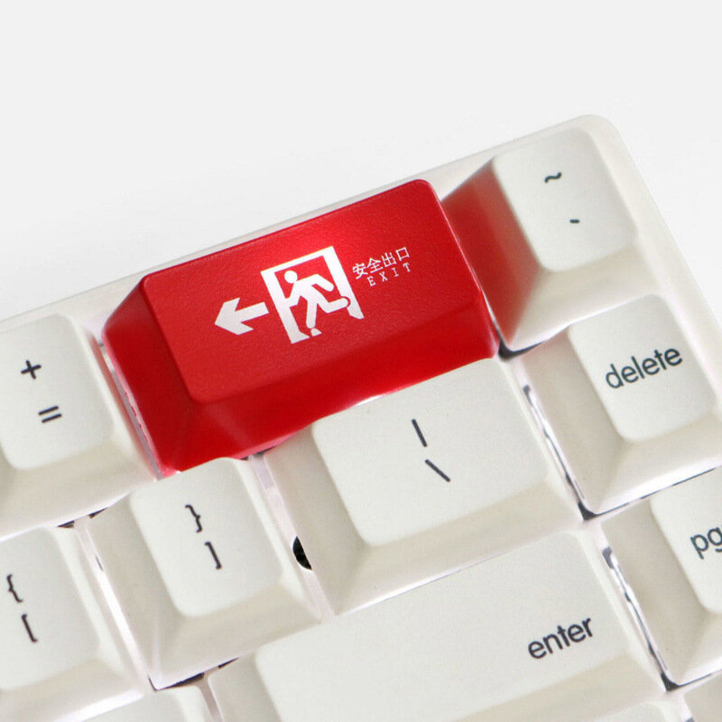 Персонализированные механические клавиши для клавиатуры, полупрозрачные красные и черные прозрачные клавиши, одиночная клавиша для клавиатуры, DIY дропшиппинг