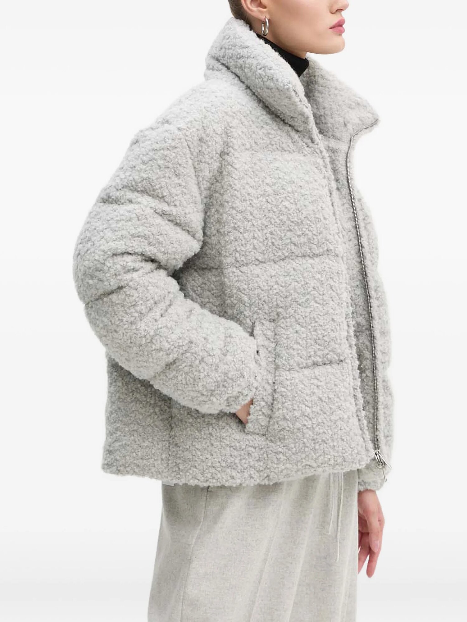 Куртка MOSCHINO JEANS, размер 44, grey — фото 1