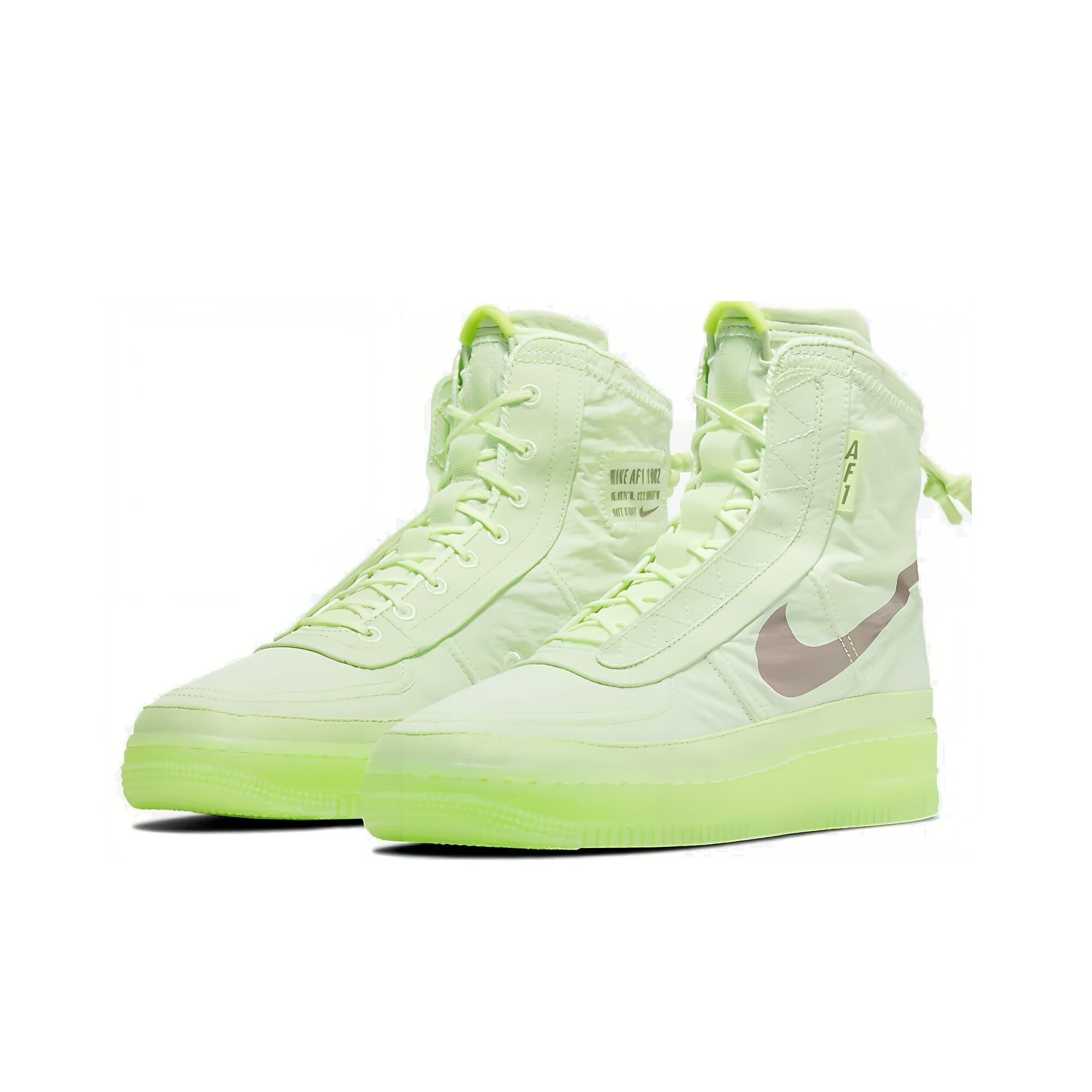 Кроссовки NIKE Air Force 1, размер EU 36.5 стопа (23CM), зеленый, — фото 1