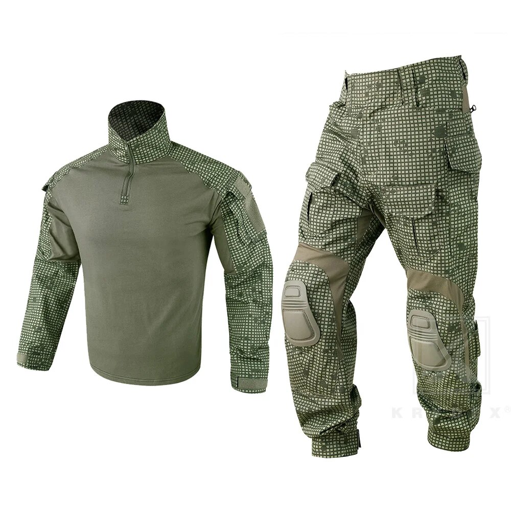 KRYDEX тактический камуфляжный костюм G3 Ranger Green черный мужской XXL, DC Uniform