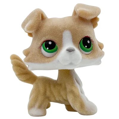 Флокированные фигурки LPS, Andralyn, 2 дюйма Бежевый, Custom Made 272