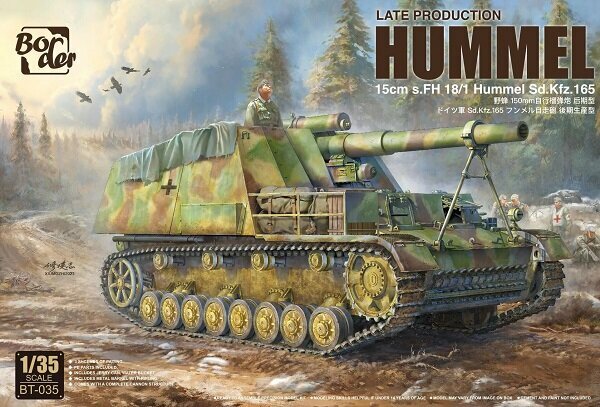 BT-035 Border Model САУ Hummel 15 см s.FH 18/1 (поздняя версия) 1/35