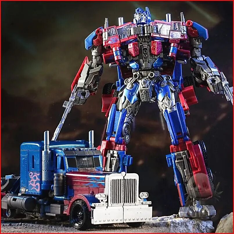 Трансформеры робот, Transformers, Оптимус Прайм/Optimus Prime SS05, командир, подарок для мальчика/SK11