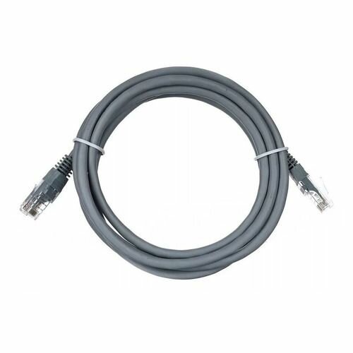 Патч-корд PREMIER NA102-UTP-C6-2M литой (molded), UTP, кат.6, 2м, 4 пары, алюминий омедненный, многожильный, серый