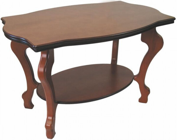 Стол журнальный Мебелик Берже 1 Средне-коричневый Размеры: Высота 560мм Глубина 600мм Ширина 940мм