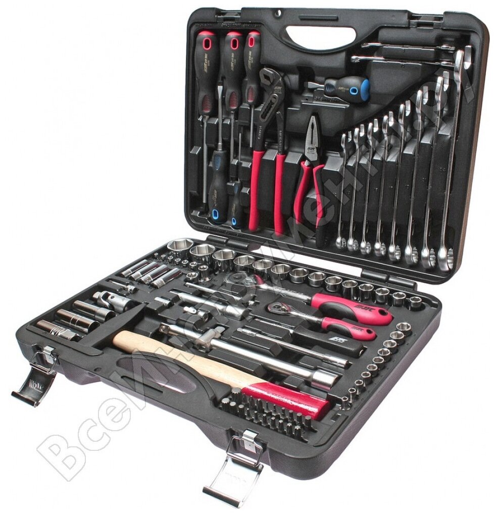 Набор 6-гранных инструментов 1/4" & 1/2" в кейсе, 90шт JTC JTC-H090C-B72