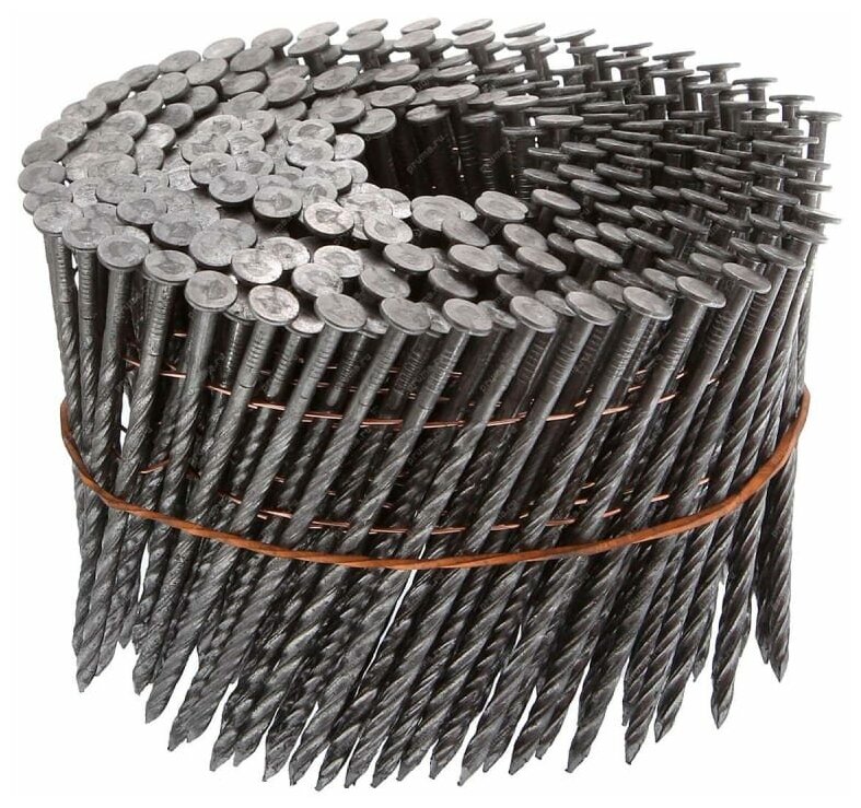 Барабанные гвозди с винтовой накаткой Pegas pneumatic 50 мм 2.5 мм 9000 шт 1225