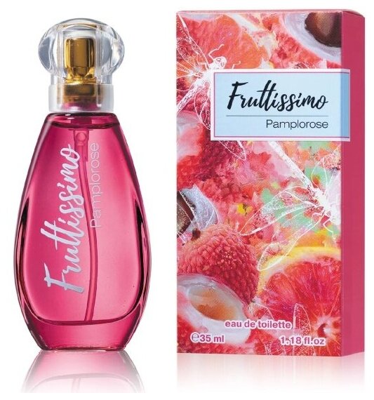 Женская туалетная вода Brocard Fruttissimo Pamplorose /Розовый Грейпфрут и Личи, 35 мл