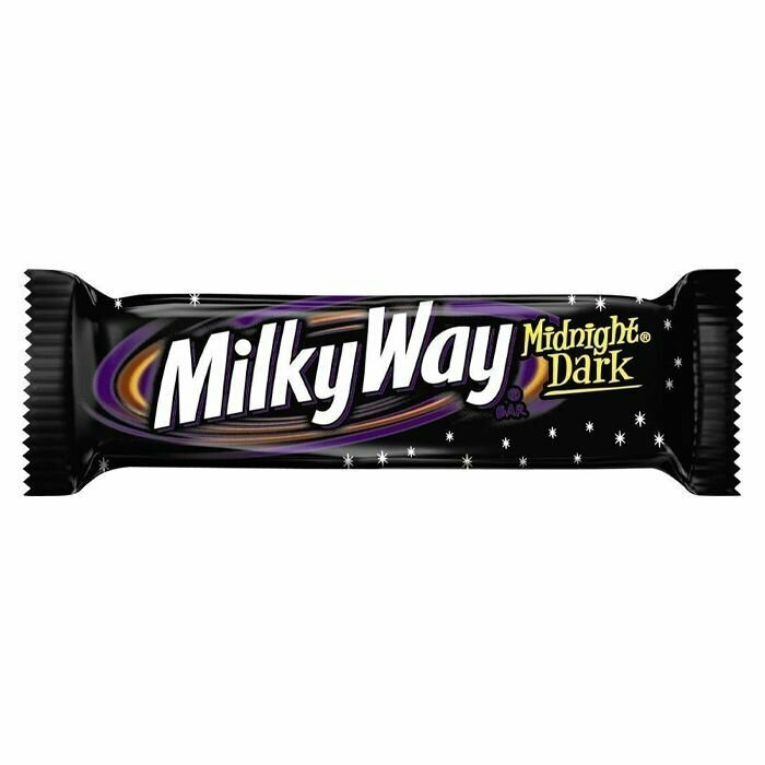 Шоколадный батончик Milky Way Midnight Dark (США), 49,9 г