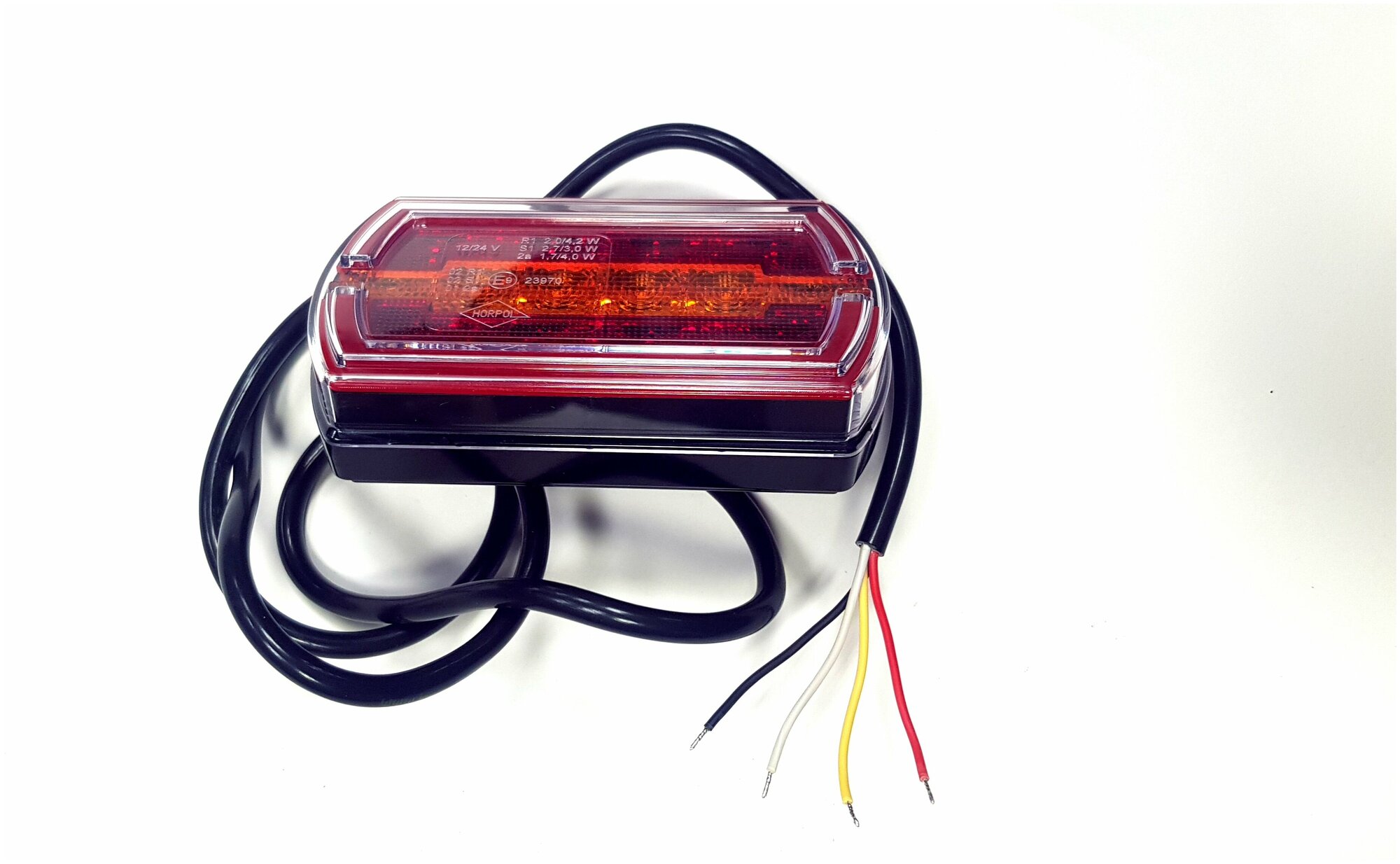 Светодиодный задний фонарь Horpol 2790 12/24 V, 3 функции : неоновый габарит, стоп сигнал, указатель поворота