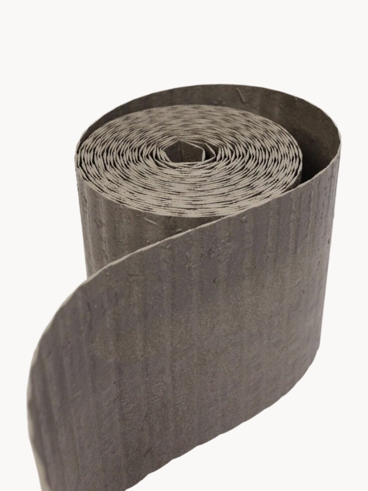 Бордюрная лента садовая 20см, длина рулона 20м, серый