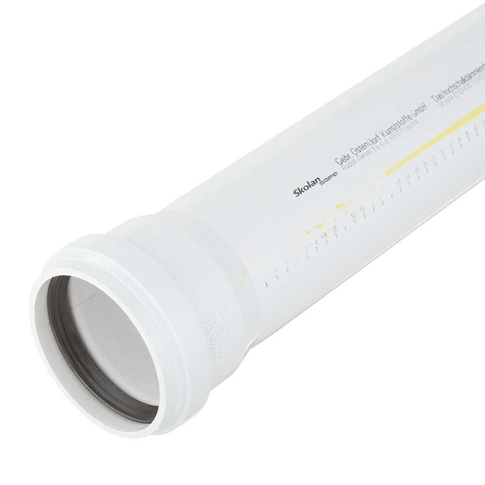 Труба канализационная Ostendorf SKEM d110х500 мм пластиковая шумопоглощающая для внутренней канализации (335020) Ostendorf 335020