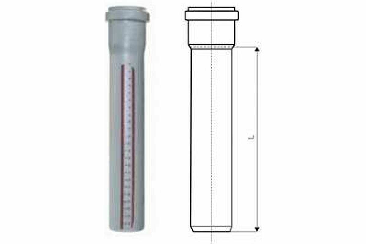 Ostendorf Труба HTEM однорастр. 110x1000 115040