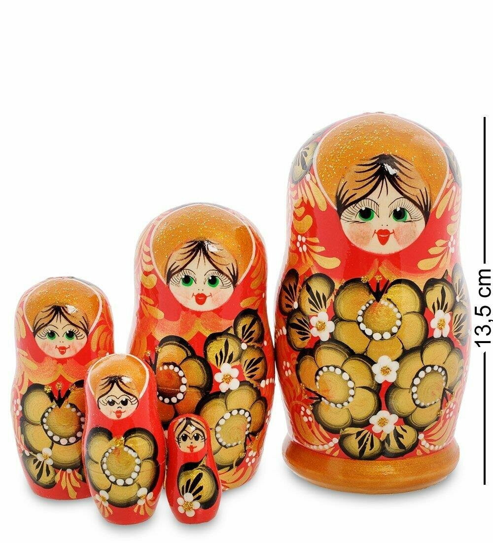 Матрешка 5м "Мария" ср. A2108566 Народные промыслы, Дерево липа, краски, лак