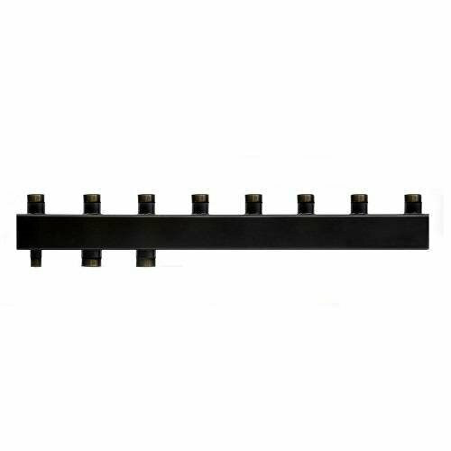 Коллектор котельной разводки WARME WKS80 - 1"1/4 НР на 4 контура 1" НР (до 80 кВт, черная сталь)