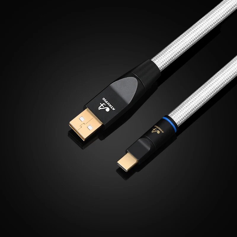 USB аудиокабель OCC для DAC type A to type C, 0,75 м