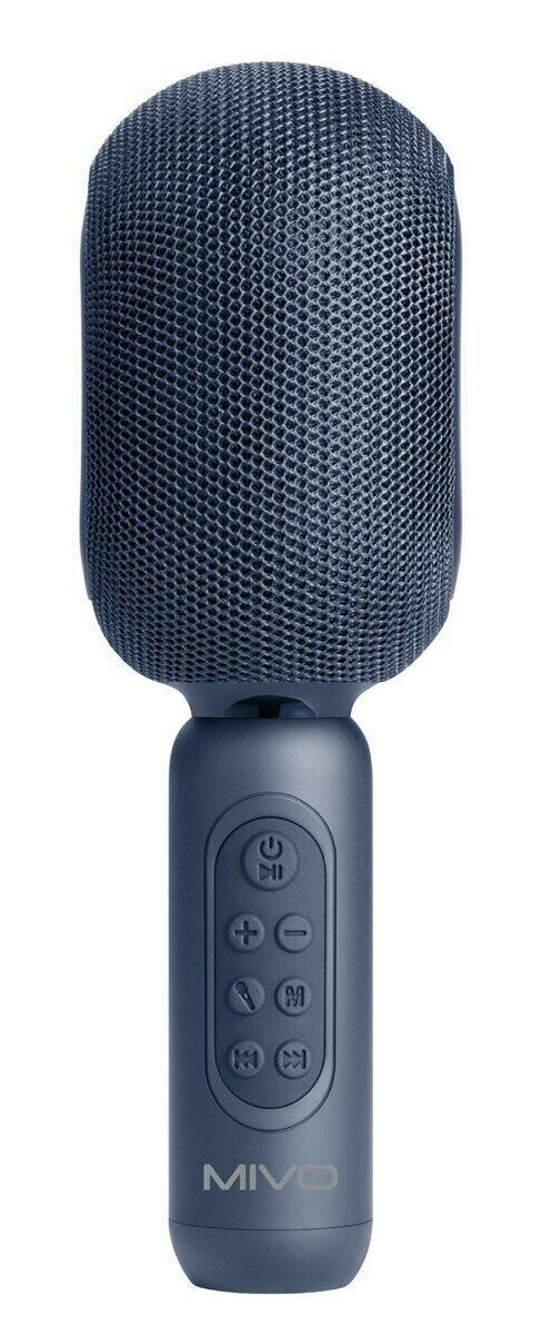 Караоке-микрофон Mivo MK-007 Blue, 1200 мАч, 5 Вт, синий, 5.3