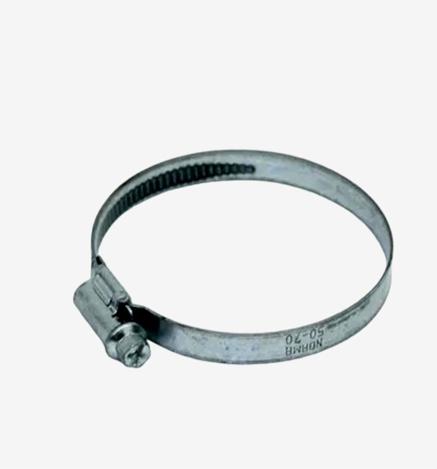 Хомут стяжной, нержавеющий, металлический, винтовой, червячный TORRO S 50-70/9 "NORMA" 1шт