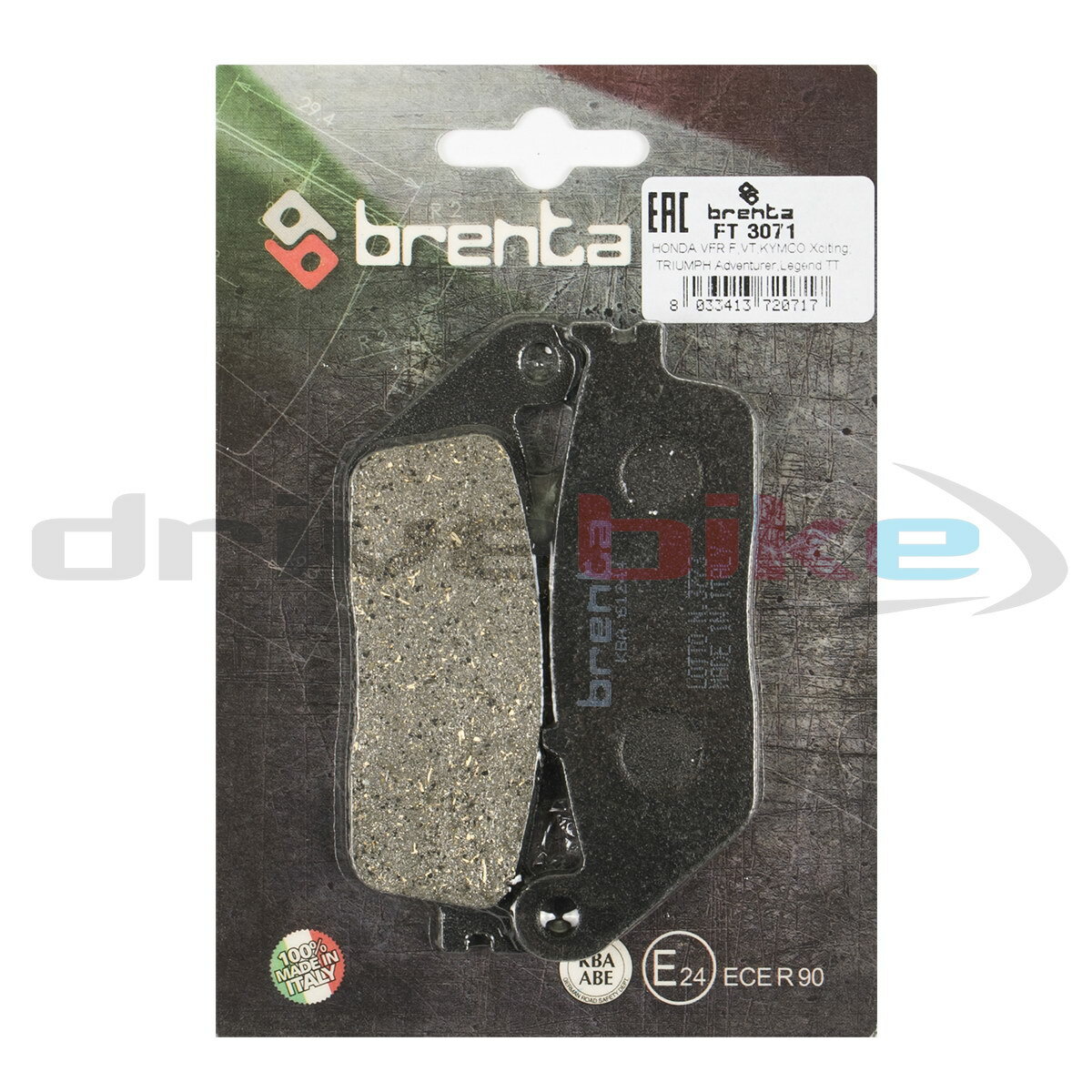 BRENTA Тормозные колодки FT 3071 Organic