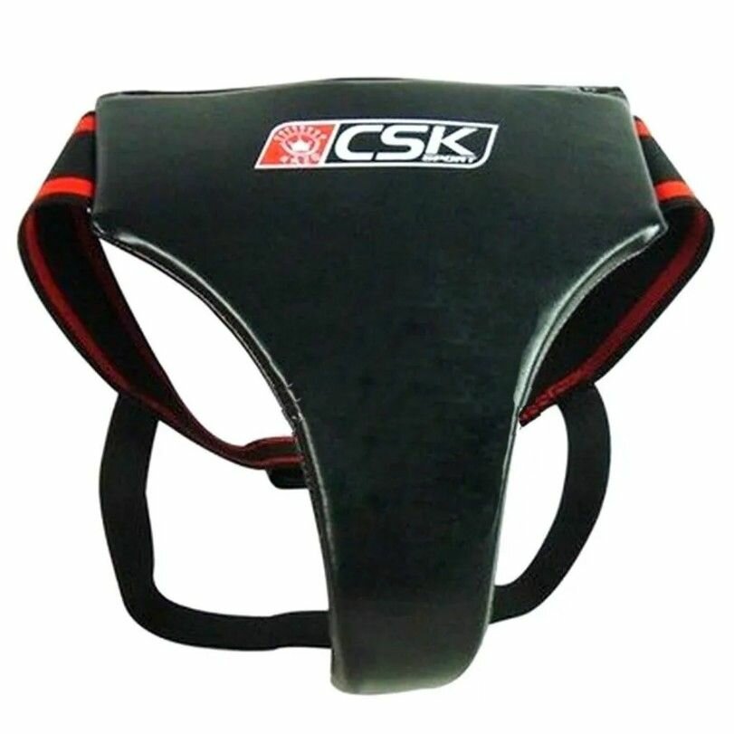 Ракушка CSK GX9421 для бокса и единоборств, полиуретан, черная